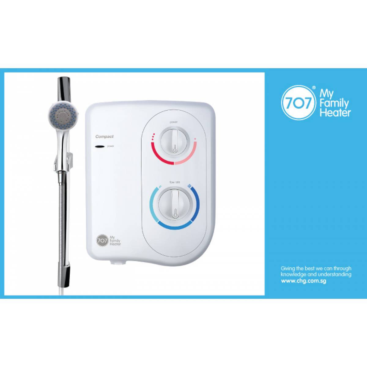 707 Compact Instant Water Heater Set (707 Family)